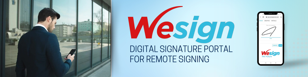 Wesign - Digital Signature and eSignature software solutions - Comsigntrust
